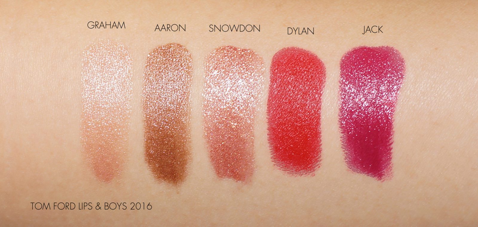 Tom Ford Lips and Boys - 25 New Shades for 2016 - The Beauty Look Book