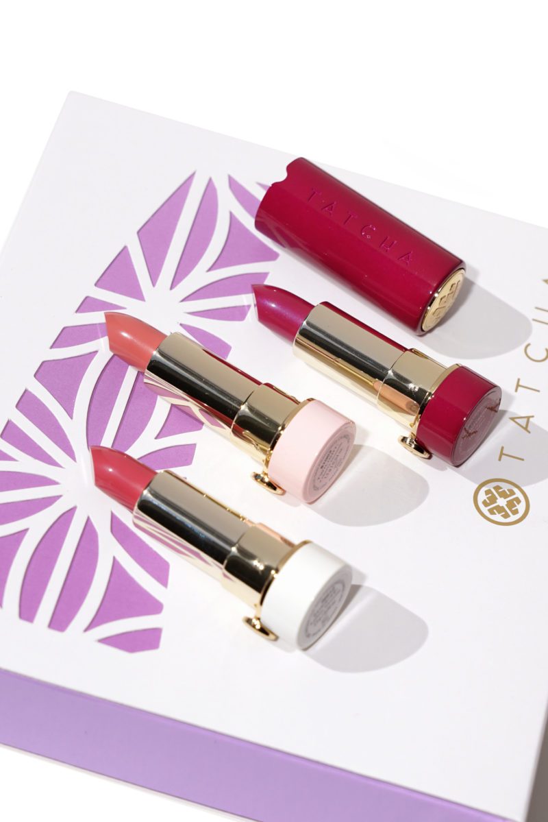 Tatcha Holiday 2018 Lip Sets Review + Swatches - The Beauty Look Book