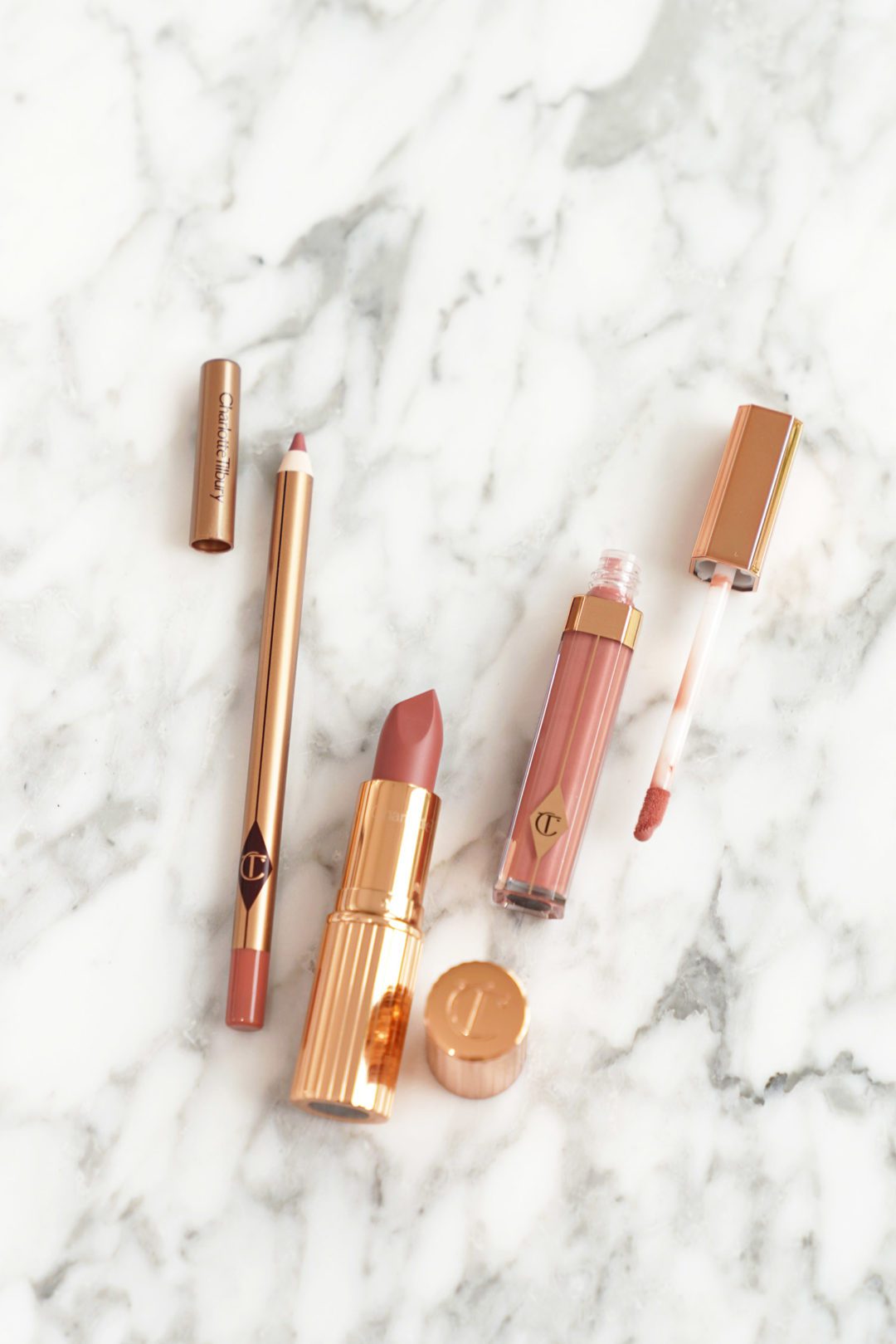 Charlotte Tilbury Pillow Talk Lip Kit + Easy Smokey Eye Palette - The ...