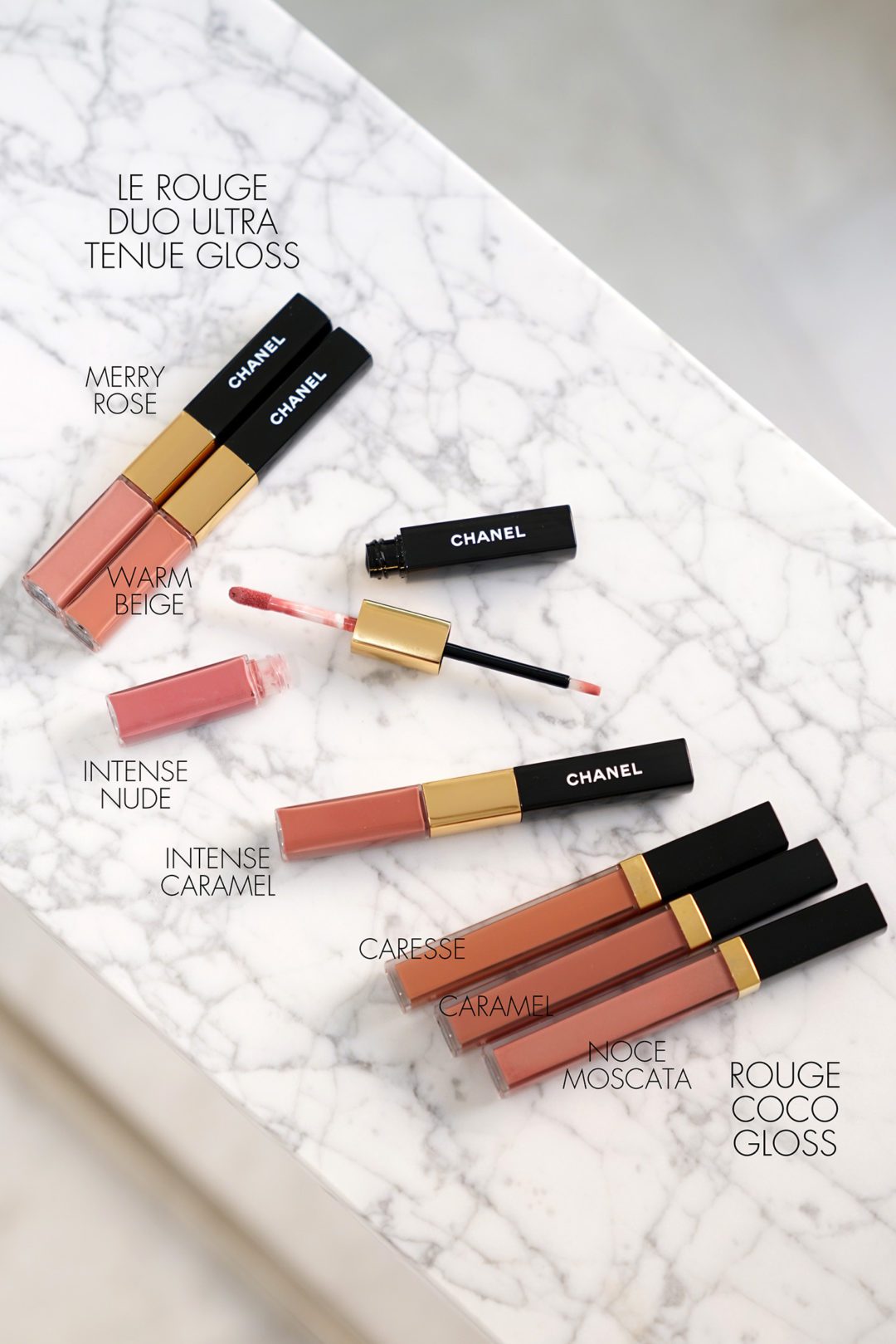 Chanel Rouge Allure Ink Fusion, Rouge Allure Ink + Le Rouge Duo Lip ...