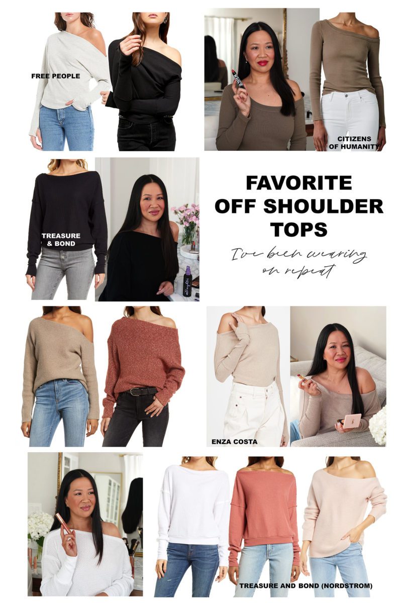 Favorite Off Shoulder Tops - The Beauty Look Book