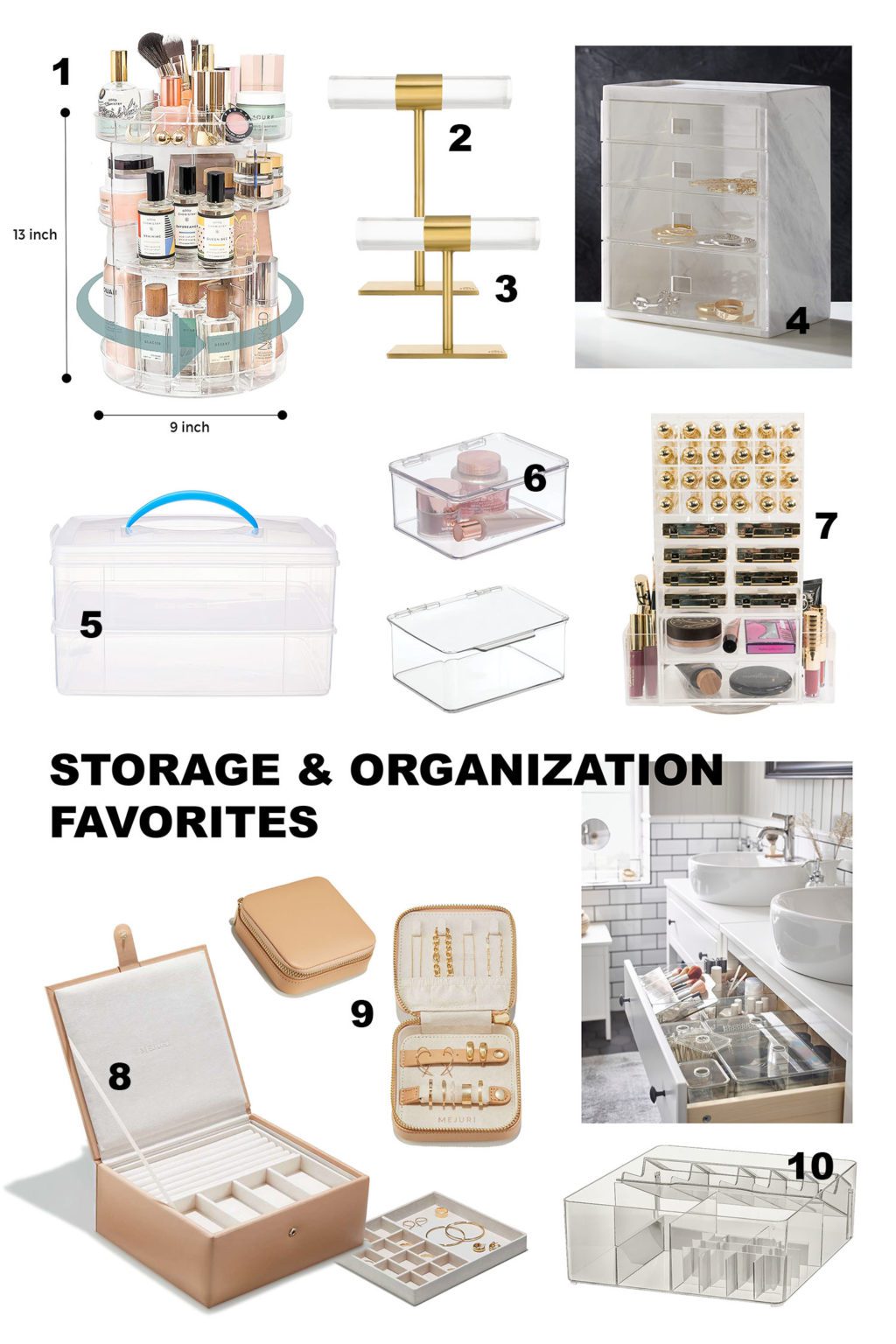 Beauty Organization Solutions + Favorites - The Beauty Look Book