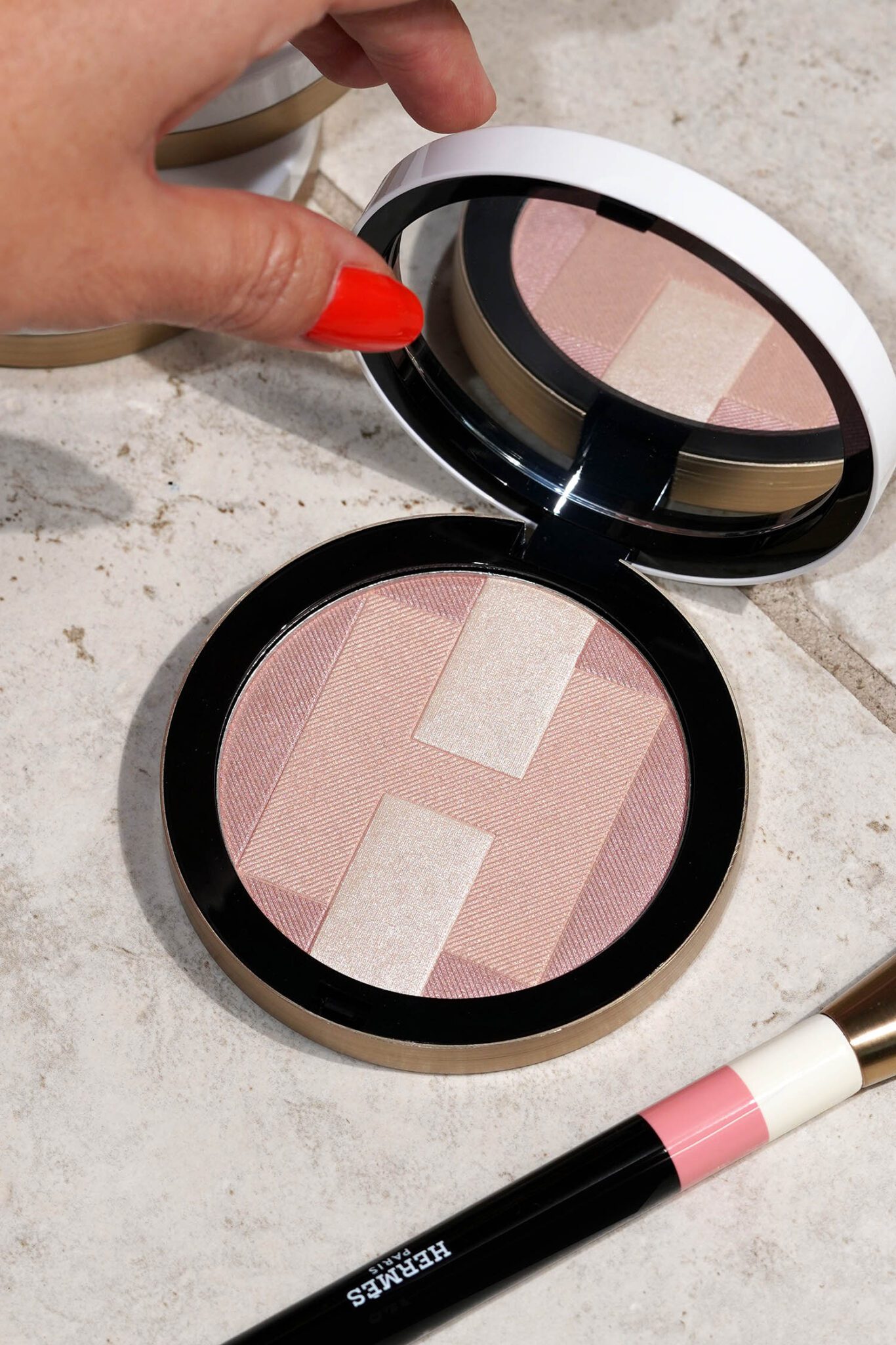 Hermes Plein Air H Trio Mineral Powder Bronzer + Iridescent ...