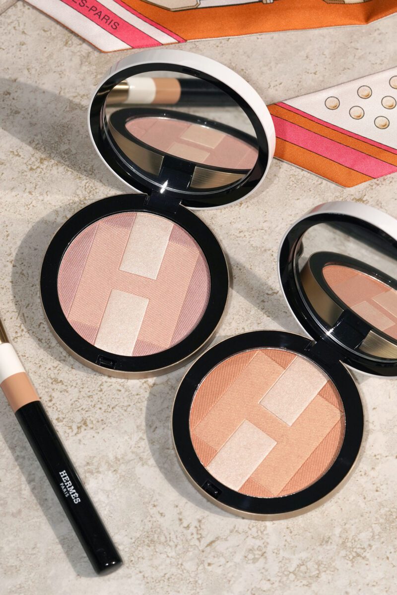 Hermes Plein Air H Trio Mineral Powder Bronzer + Iridescent ...