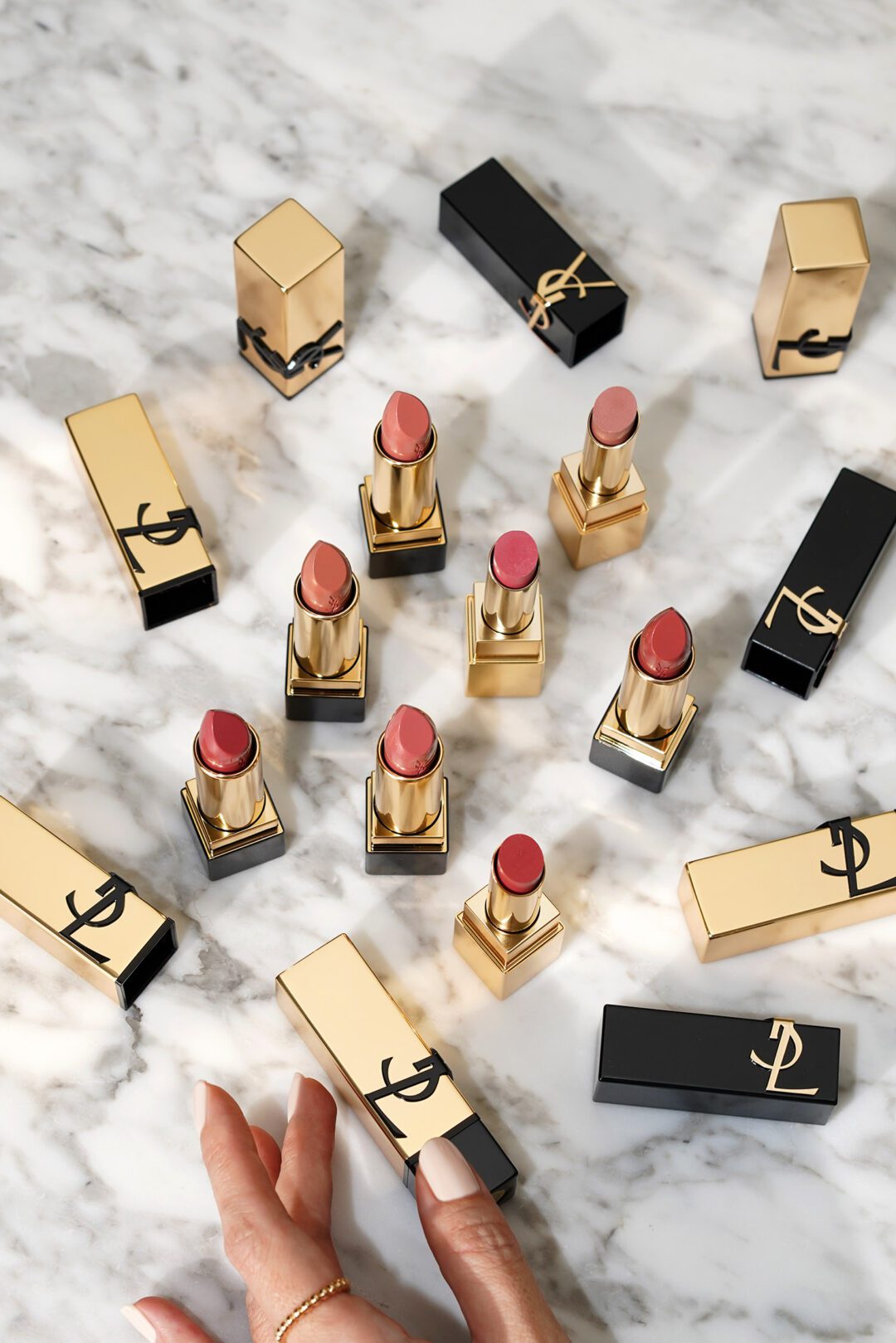 YSL Rouge Pur Couture + Bold High Pigment Lipstick Haul - The Beauty ...