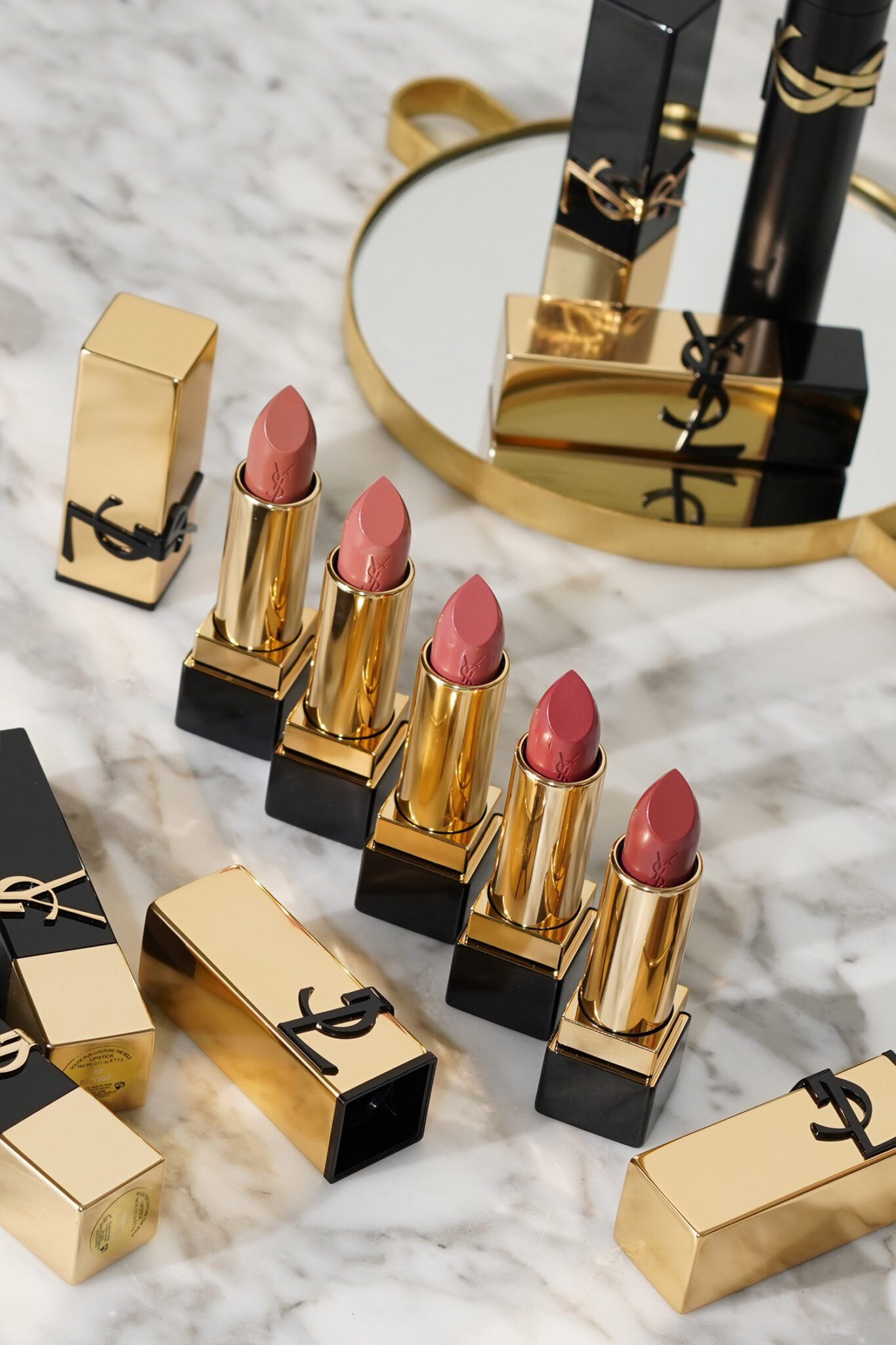 YSL Rouge Pur Couture + Bold High Pigment Lipstick Haul - The Beauty ...