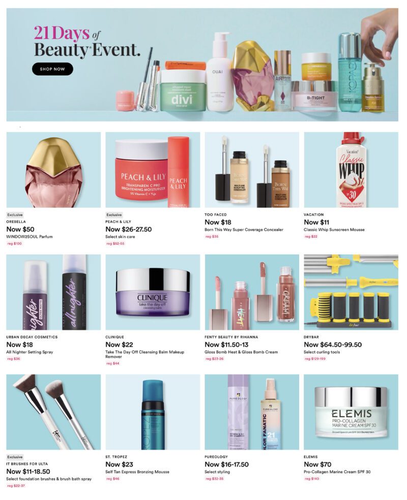 Ulta 21 Days of Beauty – Spring 2025 - The Beauty Look Book