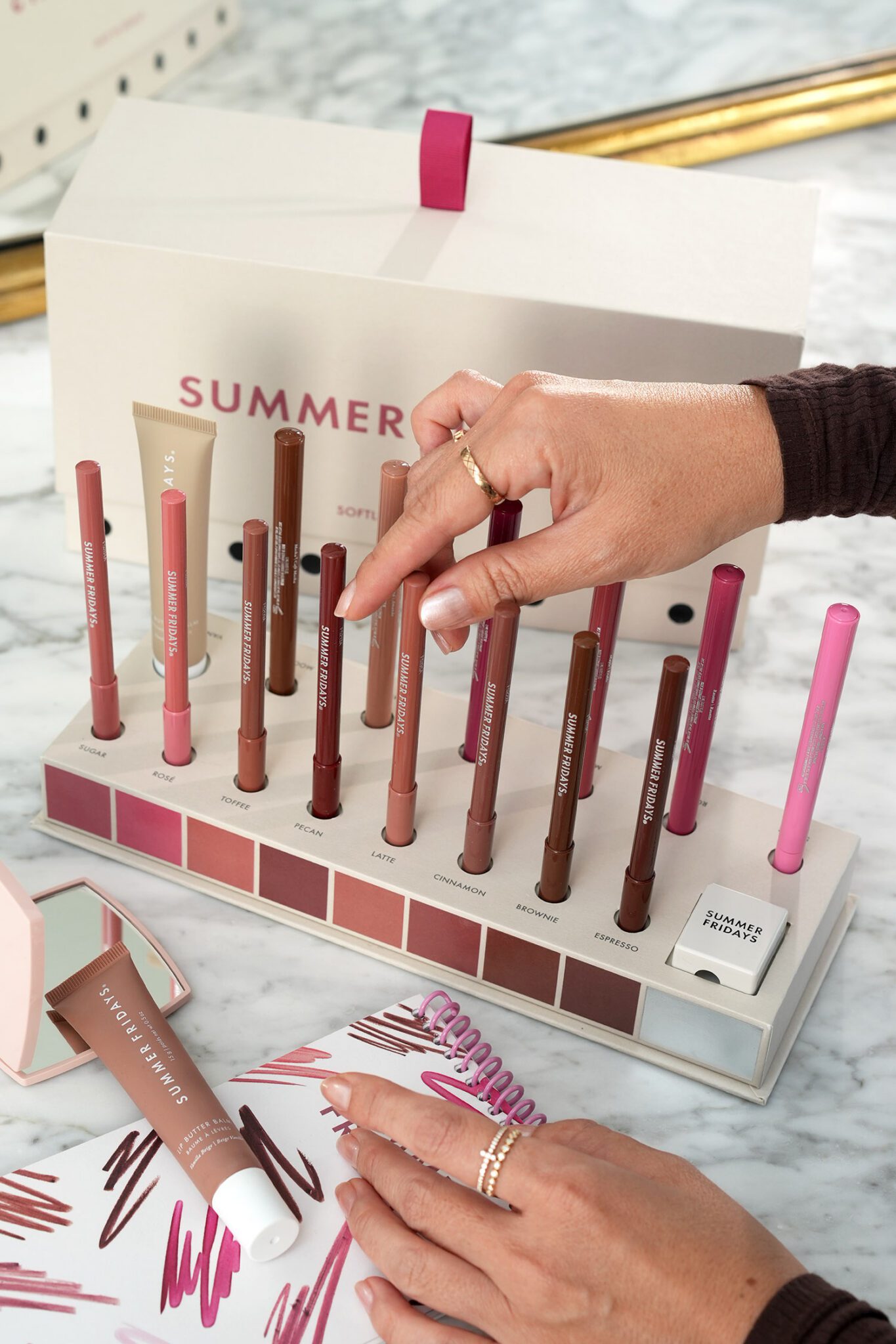 Summer Fridays SoftLine Lip Liners + Flushed Lip Stains - The Beauty ...
